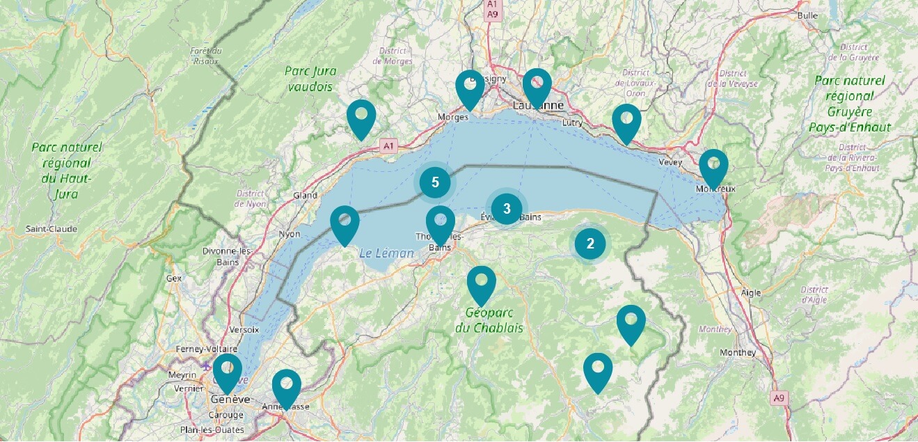 10 panoramas facilement accessibles où observer le lac Léman